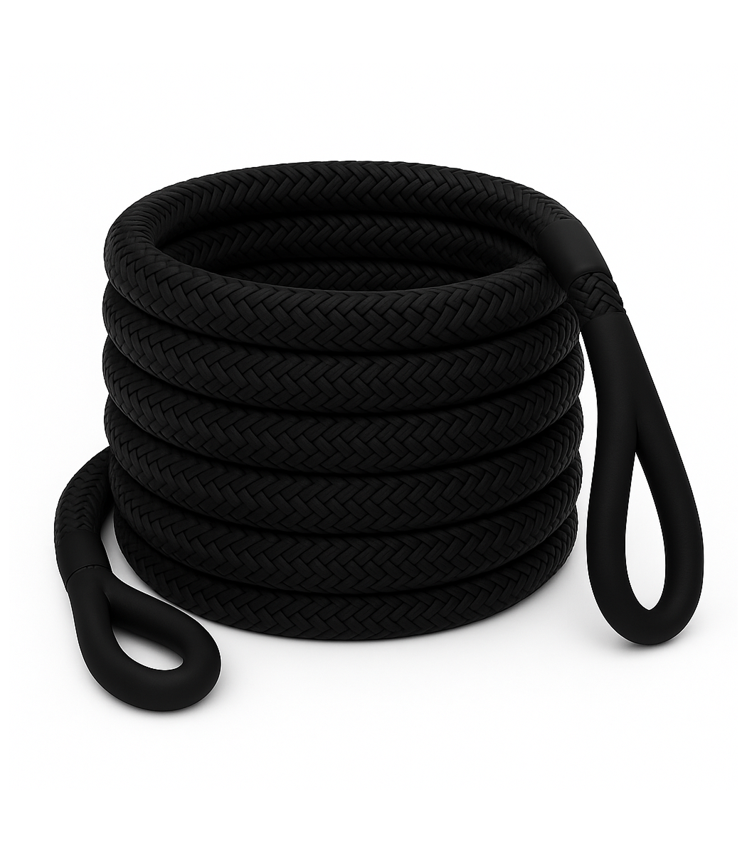 Kinetic Recovery Rope HD 30' 23,760 lb – Black Taurus